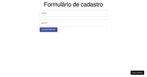 Functional Components Form Codesandbox