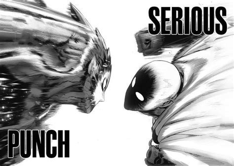 Saitama Vs Garou Cosmic God Saitama One Punch Saitama One Punch Man
