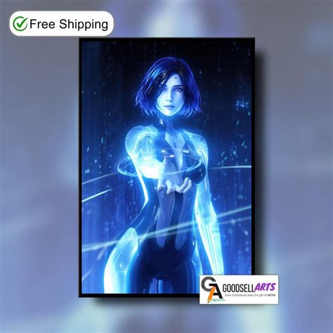 Cortana Halo Poster Halo Gaming Art Print Video Game Poster Master