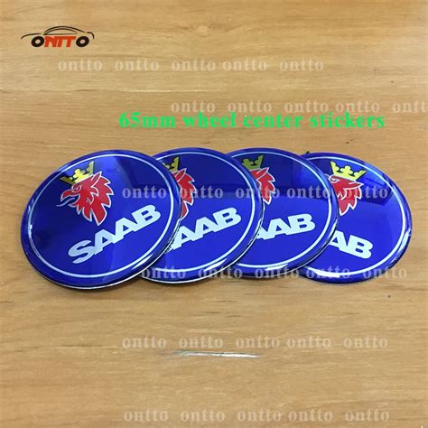 4 шт Горячая 68 мм Saab колеса центр ступицы крышка значок крышки с эмблемами авто аксессуары