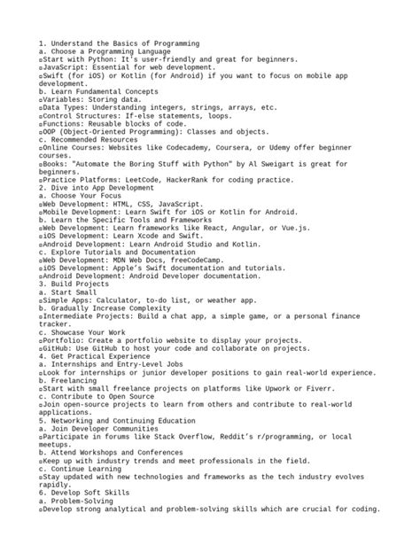 Programming Fundamentals Pdf Swift Programming Language Mobile App