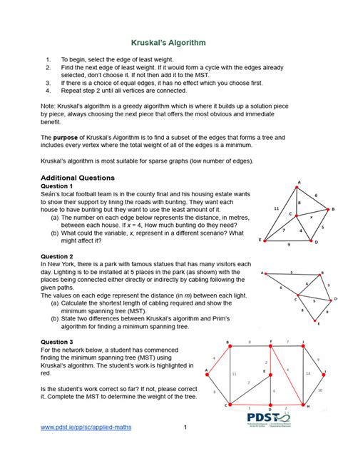 kruskal s algorithms pdf