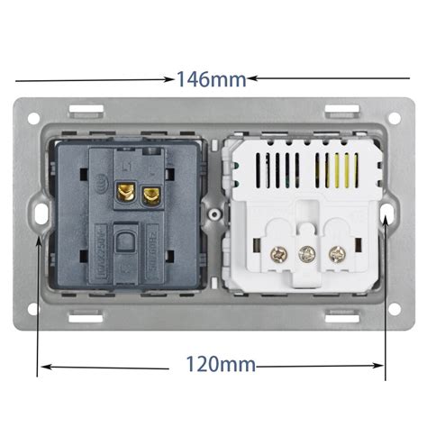 Wall Socket Rocker Push Button Light Switch EU Plu Vicedeal