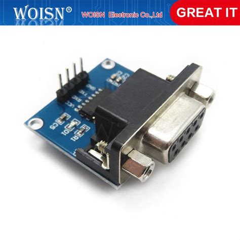 1pcs Lot Max3232 Rs232 To Ttl Serial Port Converter Module Db9 Connector Max232 In Stock Daraz