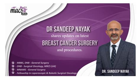 Dr Sandeep Nayak Shares Updates On Latest Breast Cancer Surgery And Procedures Dainik Bharat