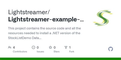 lightstreamer example stocklist adapter dotnet standalonelauncher cs at