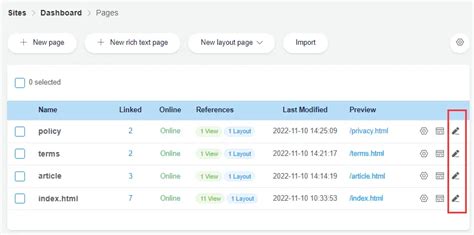 access to inline editor