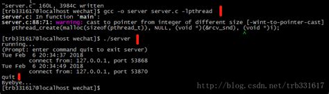 Linux C小项目 —— 聊天室c语言实现群聊时怎么在线程中通信时读到quit时就退出整个函数 Csdn博客