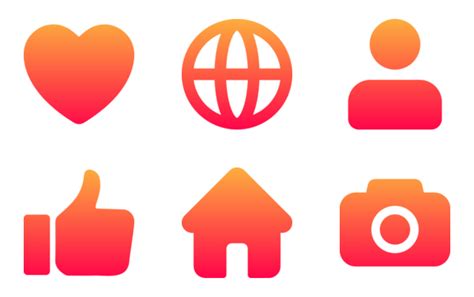 User Interface Icon Pack Gradient Fill 84 Svg Icons