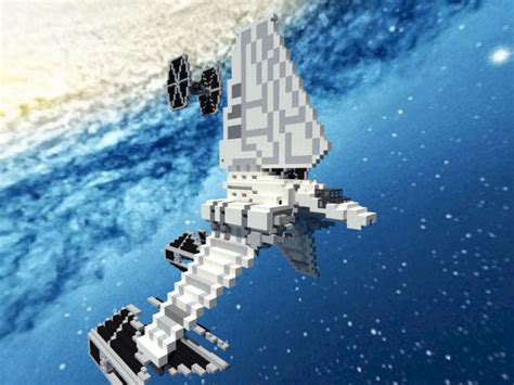 Lambda Class T 4a Shuttle Star Wars Minecraft Map