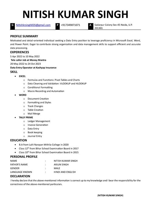 Dataanalysis Dataentryjobs Advanceexcel Excel Nitish Kumar Singh