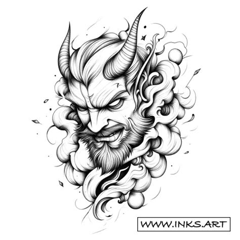 Tattoo Design Swirling Dust Devil Sketch Style Sketch