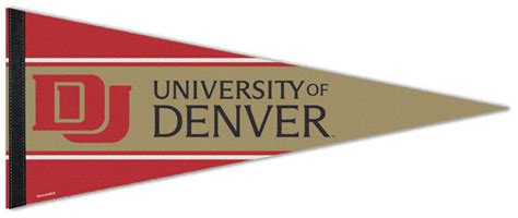 Denver University Du Pioneers Official Ncaa Team Logo Premium Felt Pen