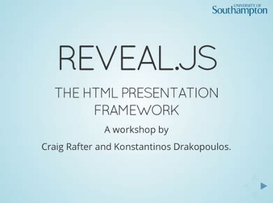 Presenting With Reveal Js