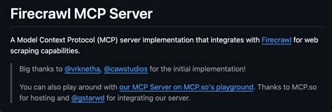 Firecrawl MCP Server MCP로 웹 크롤링 쉽게 하기