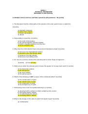 Midterm GEOG PHYSICAL GEOGRAPHY MIDTERM POINTS A Multiple Choice And True And