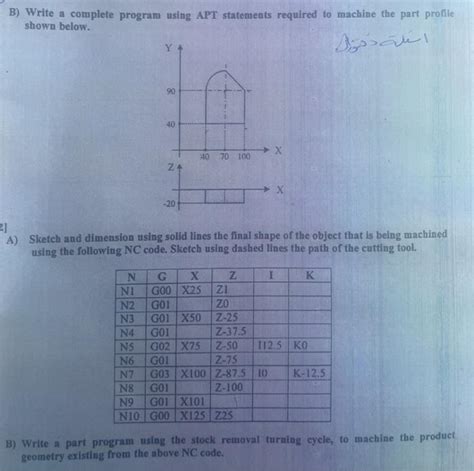 Solved B Write A Complete Program Using Apt Statements