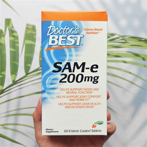 Doctors Best® Sam E 200 Mg 60 Enteric Coated Tablets เอส อะดีโนซิล เมไทโอนีน Shopee Thailand