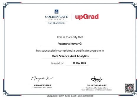Datascience Dataanalysis Upgradcampus Certificate Skillsupgrade