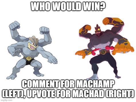 Gigantamax Machamp Aka Machad Vs Machamp Imgflip