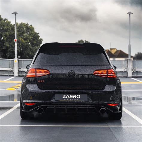 Vw Golf Gti Mk7 Gloss Black Body Kit By Zaero 2013 2017