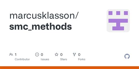 Github Marcusklassonsmcmethods