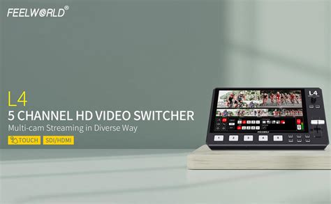 Amazon Com FEELWORLD L Channel HD Video Switcher Multi Camera Video Mixer With Inch