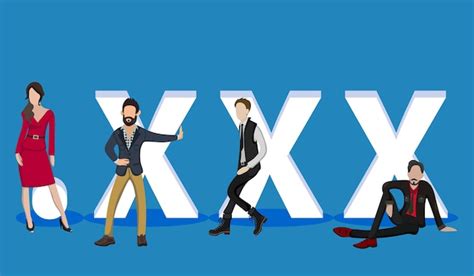 Premium Vector People On Xxx For Web Mobile App Presentations