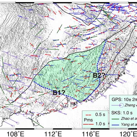 Depth To Moho As Estimated From Ps Receiver Functions A Depth In