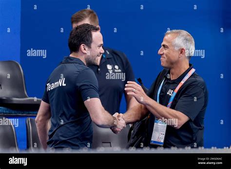 Doha, Qatar. 04th Feb, 2024. DOHA, QATAR - FEBRUARY 4: head coach Adam Krikorian of USA and head ...