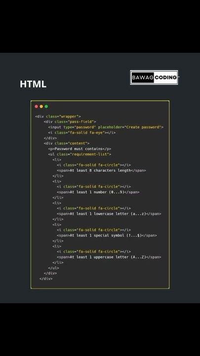Password Validation Using Javascript With Code Shorts Youtube