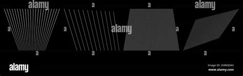 3d Lines In Perspective Angled Slanting Oblique And Diagonal Lines Stripes Vector Design