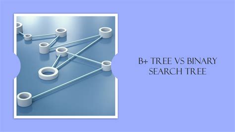 why do databases use the b tree but not the binary search tree