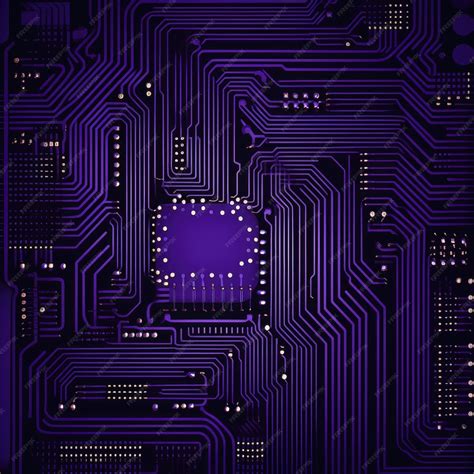 Premium Ai Image Exploring The Vibrant World Of Purple Cpu Patterns