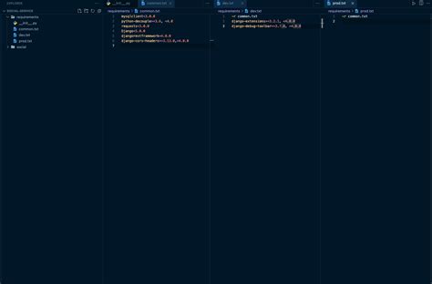 배포 환경 별 requirements txt 분리