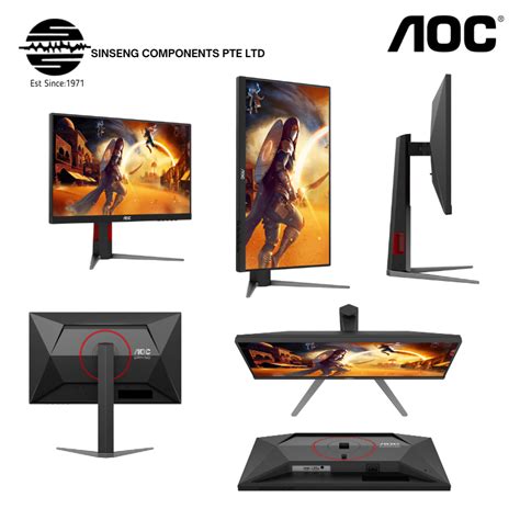 AOC 27G4 27 180HZ 1MS FAST IPS ADAPTIVE SYNC FHD 1MS HDR10 FLICKER FREE GAMING MONITOR 3Yrs