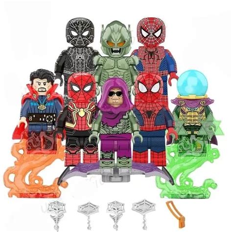 Spider Verse Set 10 Mini Figuras Coleccionables Legos Meses Sin Interés