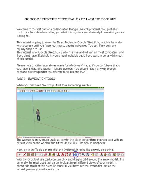PDF Google Sketchup Tutorial Part I DOKUMEN TIPS