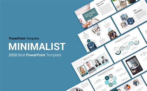 Minimalist Powerpoint Template Slidemodel Riset