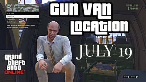Gun Van Location Today July 19 2023 Gta 5 Online Stun Gun Unlock