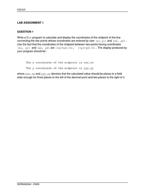 Assignment 1 Pdf Computer Keyboard Inputoutput