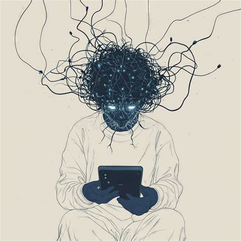 Glowing Neural Connections In A Network Of Golden And Teal Digital Lights Stock Image Image Of