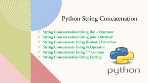 Python String Concatenation Spark By Examples