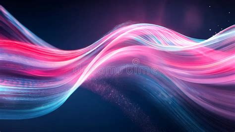 Colorful Abstract Light Waves On Dark Background Stock Footage Video Of Pattern Motion 349207676