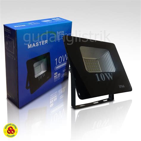 Jual Lampu Sorot Led W Putih Floodlight Watt Masterlux Flood Light Cdl Shopee Indonesia