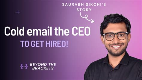 Video Interview With Saurabh Sikchi Beyond The Brackets Posted On