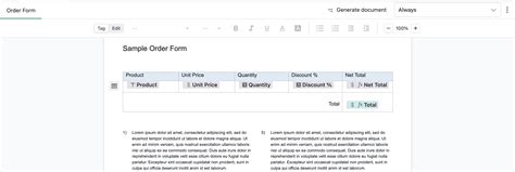 Tables In Workflow Designer Ironclad