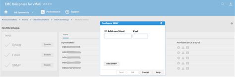 Vipr Srm How To Configure Alert Notifications Between Unisphere For