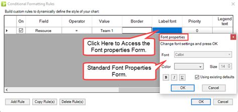 Adding Conditional Formatting Rules For Onepager Express For Version 7
