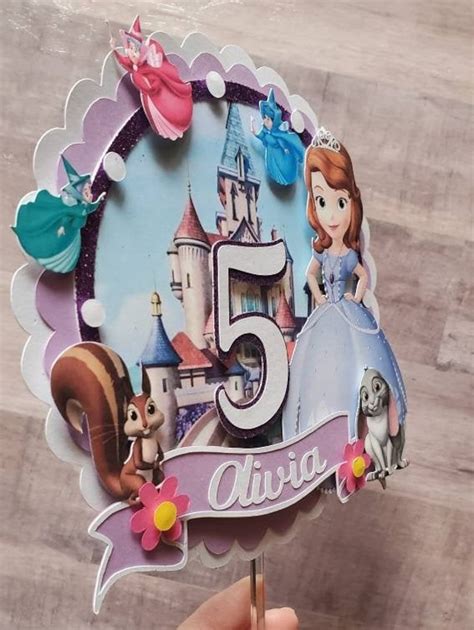 Sofia The First Cake Topper Princess Sofia Etsy